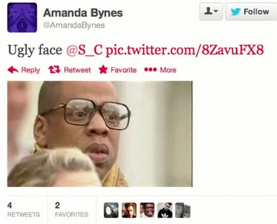 Amanda Bynes llama ‘feo’ a Jay-Z en Twitter | Rumberos